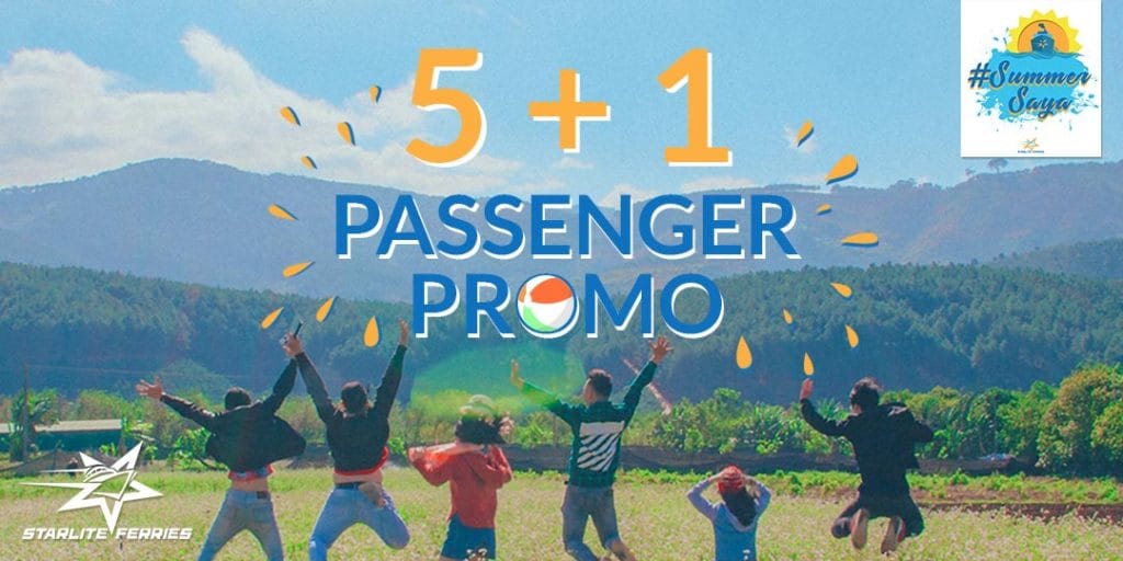 #SummerSaya 5 Plus 1 Promo - Starlite Ferries