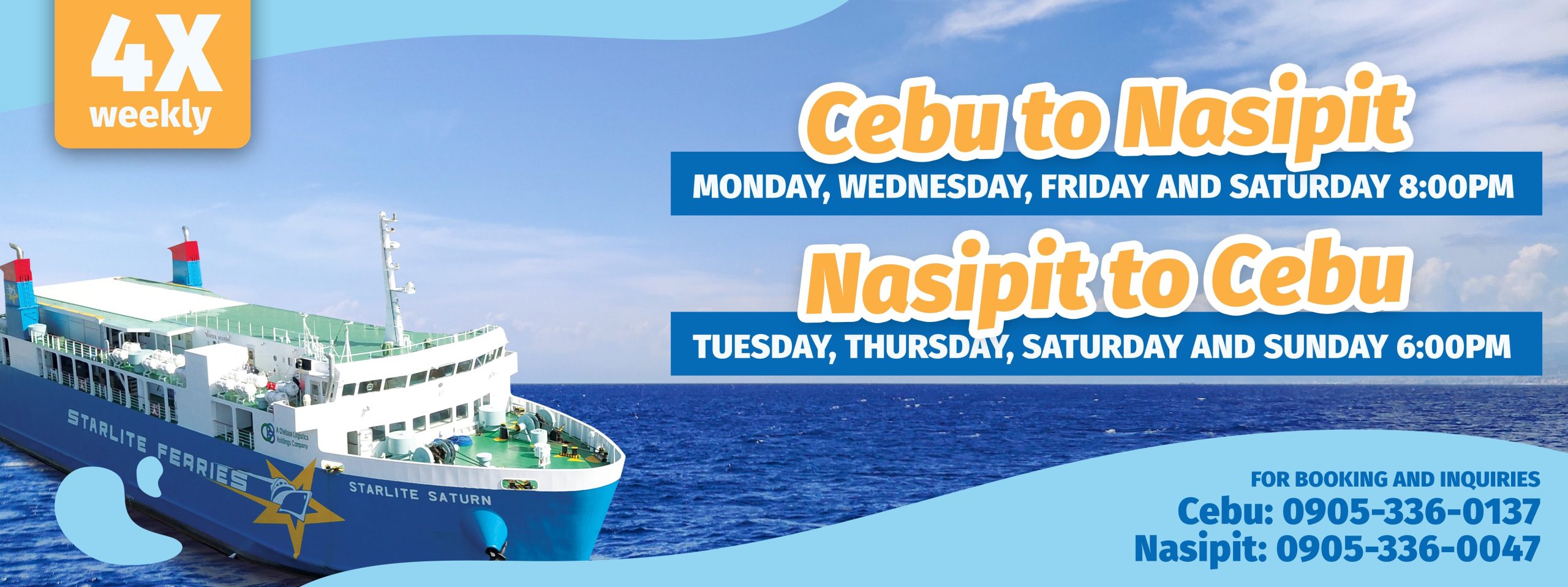 Ferry Booking and Cargo Shipping | Batangas Roro - Starlite Ferries ...